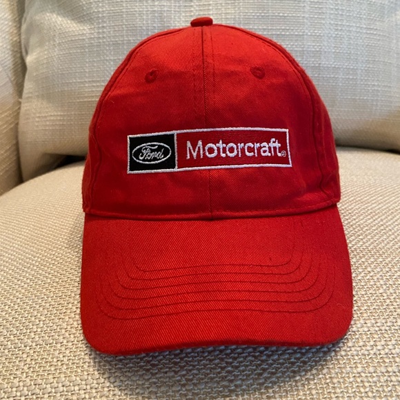 Ford | Accessories | Ford Motorcraft Red Baseball Hat Unisex W ...